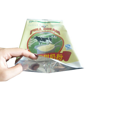 BOPP/VmPET/PE foil Plastic Bag 100mic customer printed bag for milk powder supplier