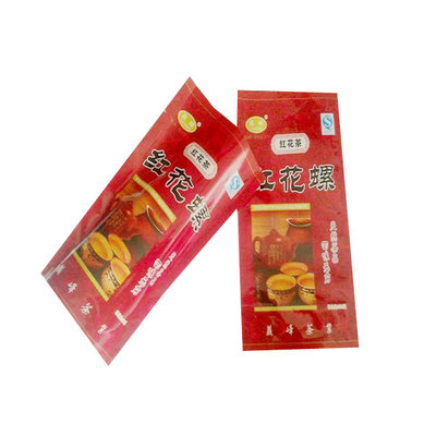 PET/AL/PE printing plastic bag high barrier bag with bottom tea packing bag supplier
