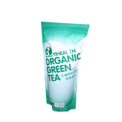 PA/PE printing plastic bag high barrier bag with zipper original green tea packing bag supplier