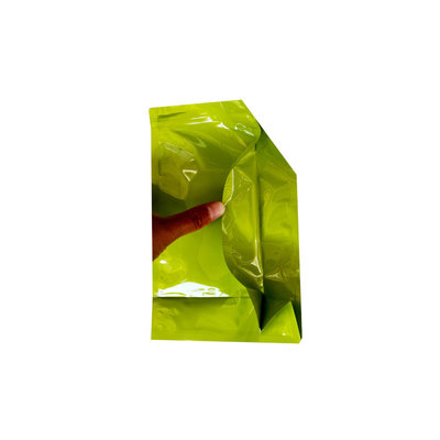 100mic 8 side sealing bag PET/VmPET/PE Foil bag for food packaging no printing stand up pouch supplier