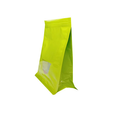 100mic 8 side sealing bag PET/VmPET/PE Foil bag for food packaging no printing stand up pouch supplier