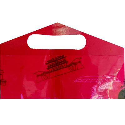 priting packaging bag for snack heteromorphic bag with handle BOPP/VmPET/PE 100mic bag supplier