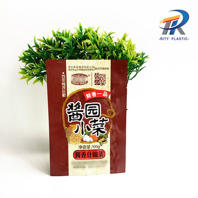 PA/PE vacuum plastic bag Printing food packaging bag Vaccum pickles bag supplier