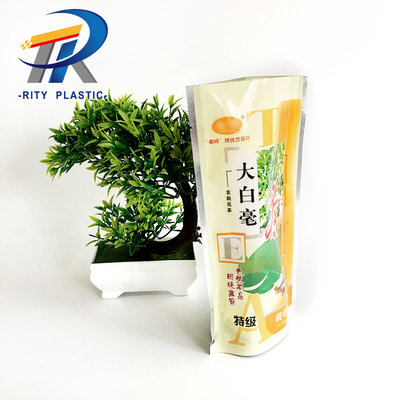 Stand up pouch VmPET plastic bag for tea Printing laminate bag supplier