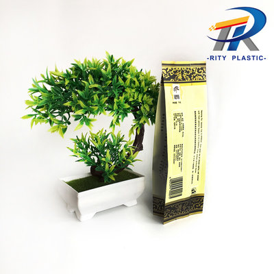 Small pack for tea Printing middle plastic bag BOPP/VmPET/PE 80mic accordion pocket supplier