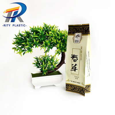 Small pack for tea Printing middle plastic bag BOPP/VmPET/PE 80mic accordion pocket supplier