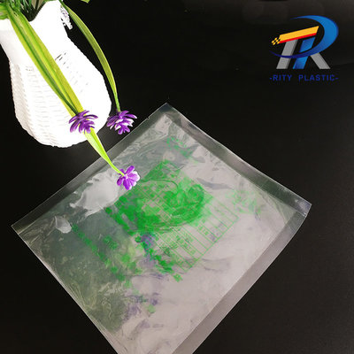 Tranparent food plastic bag 3 sides sealing packging bag for snack food supplier