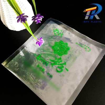 Tranparent food plastic bag 3 sides sealing packging bag for snack food supplier