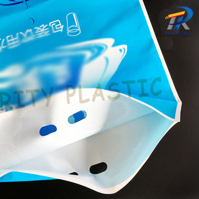 PA/PE Water Packaging Bag 10 Liters Liquid Plastic Bag With Portable Handle Heavy duty plastic bag supplier