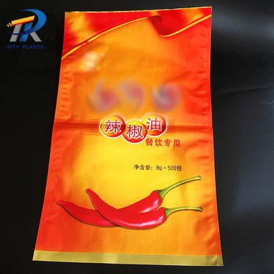 PA/PE capsicol plastic bag anti-oil printing laminate packaging bag supplier