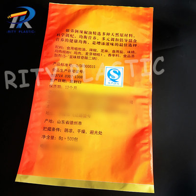 PA/PE capsicol plastic bag anti-oil printing laminate packaging bag supplier
