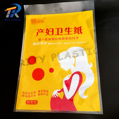 CPP Printing packaging bag for paper 60mic high transparent bag supplier