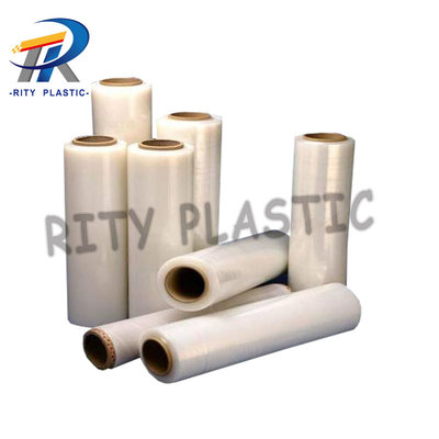 50cm LDPE stretch film 25mic wrapping film by hand high transparency and good tensile rate supplier