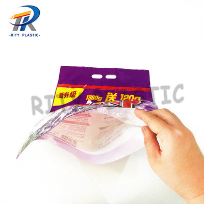 Custom Designed Logo Printing 1.5kgs Plastic Detergent Washing Powder Packaging Bag supplier