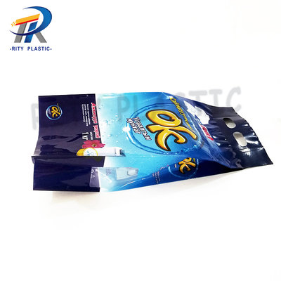 printing Plastic Packaging Detergent Washing Powder Bag 1kg BOPP laminate PE detergent plastic bag supplier