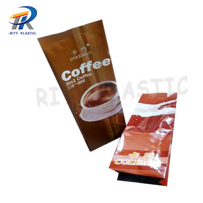 coffee plastic Bag Gravure Printing Food Grade Moisture Proof Aluminum Foil Laminat Plastic Snack Bags supplier