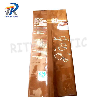 Food Grade Resealable Mylar Aluminium Foil Plastic Bag For Coffee Food supplier