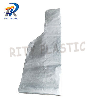 PET/AL/PA/PE 150mic big packaging bag silver aluminum foil heavy duty plastic anti-static bag for 1 ton material supplier