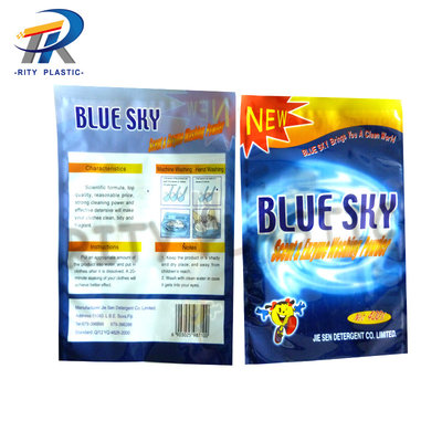 Manufacture Cusomized washing Detergent Plastic Packaging Bag BOPP/PE small pack antistatic bag supplier