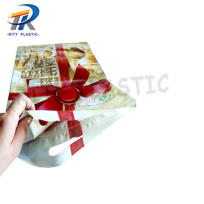 Nylon Vaccuum Packaging Bag With bottom Gusset PA/PE Laminate Bag For food supplier