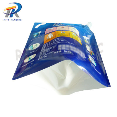 Factory Customized 2L Plastic Liquid Laundry Detergent Packaging Spout Bag supplier
