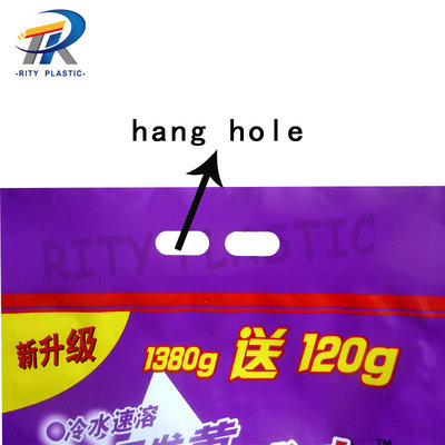 Printing plastic laundry packaging detergent powder plastic bags supplier