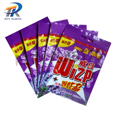 Printing plastic laundry packaging detergent powder plastic bags supplier