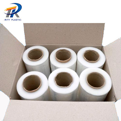 20 Micron LLDPE Pallet Wrap Stretch Film For Machine Use /hand use 5kgs net weight transparent stretch film supplier