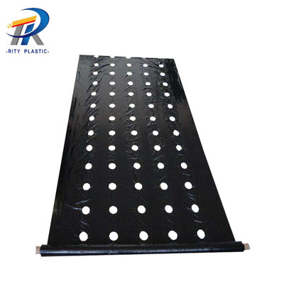 Factory Customized Plastic Agriculture Film Black Mulching Film with Hole supplier