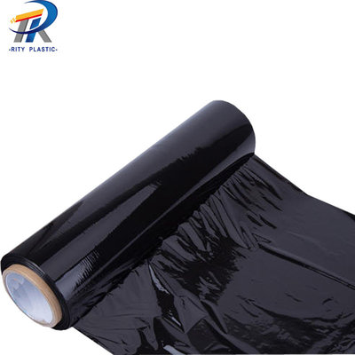 10~50 Micron Black Casting 3 layers LLDPE Stretch Film supplier