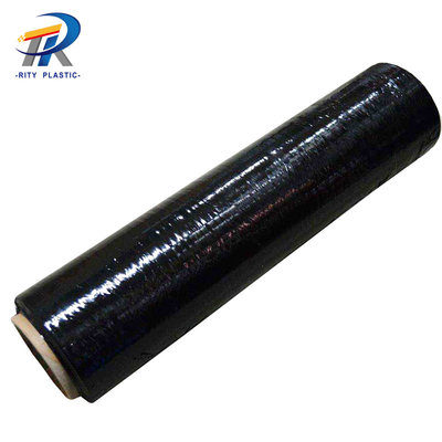 10~50 Micron Black Casting 3 layers LLDPE Stretch Film supplier