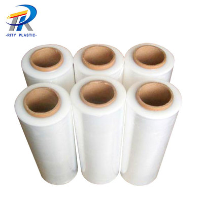 Free Sample 10-50mic Clear Plastic LLDPE Pallet Stretch Film Wrap supplier