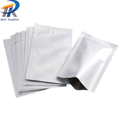 Vacuum aluminum foil bag Custom Clear Silver Aluminum Foil Pouch Heat Seal Bags with Tear Notch supplier