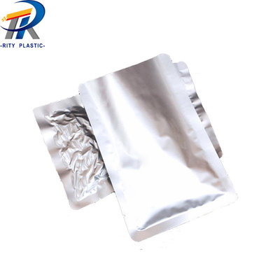 Vacuum aluminum foil bag Custom Clear Silver Aluminum Foil Pouch Heat Seal Bags with Tear Notch supplier