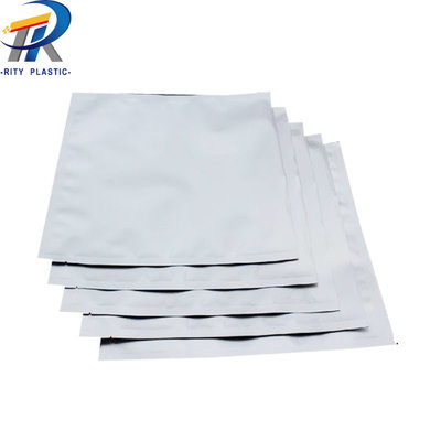 Custom Printed Laminated Material Aluminum Foil Three Side Sealed bag Small vacuum aluminium Bag supplier