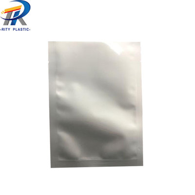 manufacture Matt Silver Heat Seal food Mylar Aluminum Foil Bags PET/AL/PE laminate vacuum bags supplier