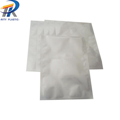manufacture Matt Silver Heat Seal food Mylar Aluminum Foil Bags PET/AL/PE laminate vacuum bags supplier