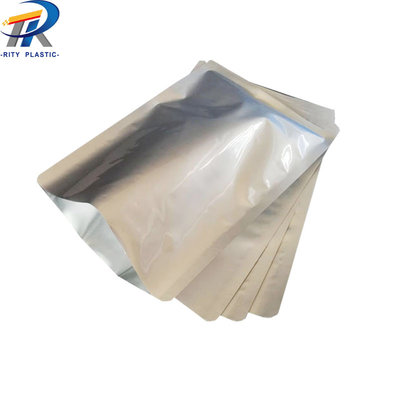 Custom Clear Aluminum Foil Pouch Heat Seal Aluminum Foil Bags With Tear Notch supplier