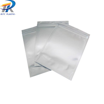 Custom Aluminium Foil Stand Up Pouch Laminated 100mic Zip Lock Food Foil Bag supplier
