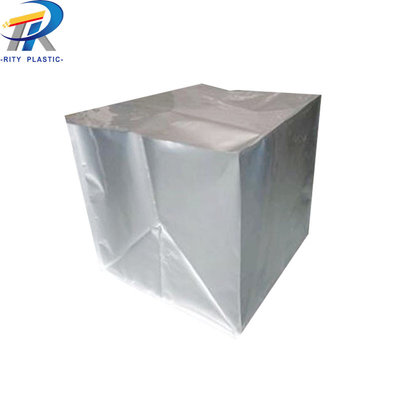 Custom Printed Aluminum Foil 25kgs Flat Bottom Bag With Valve 4 sides sealed supplier