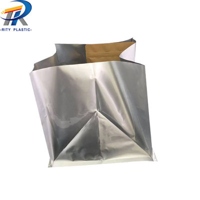 Wholesale Flat Bottom Stand Up pouch with valve Aluminum Foil industrial 25kgs Bag supplier