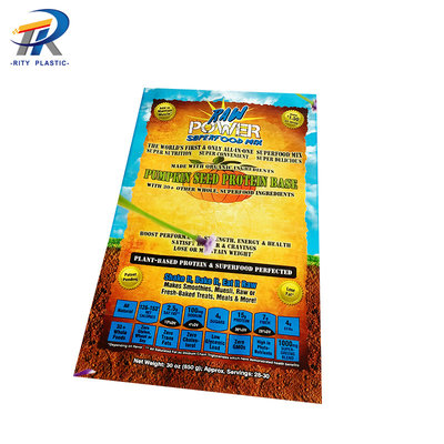 Anti-static stand up pouch Plastic bag for powder food Printing laminate bag with zipper supplier