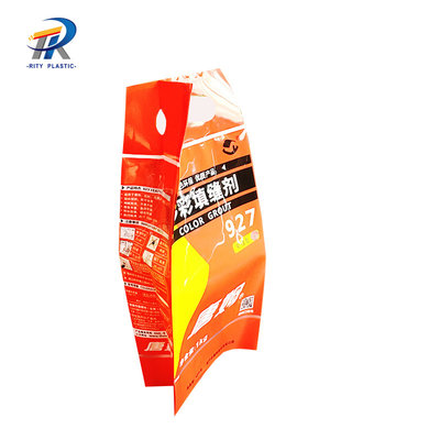 1kgs Chemical Packaging Bag PA/PE Portable Handle Bag anti-static 80mic plastic bag accordion pocket supplier