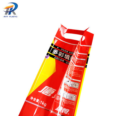 1kgs Chemical Packaging Bag PA/PE Portable Handle Bag anti-static 80mic plastic bag accordion pocket supplier