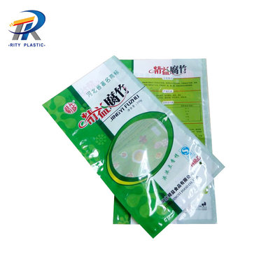 Food Packaging Three Side Seal Gravure Printing Plastic Bag For bean products supplier