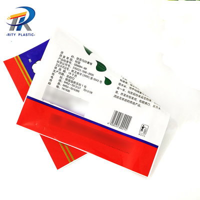 facotry supplier food powder packaging bag antistatic 3sides seal printing plastic bag supplier