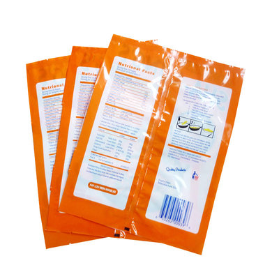 BOPP/cPP 80mic plastic printing colors packaging bag for fast food supplier