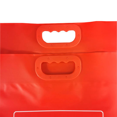 5kgs PA/PE rice packaging bag with portable handle vacuum printing plastic bag supplier
