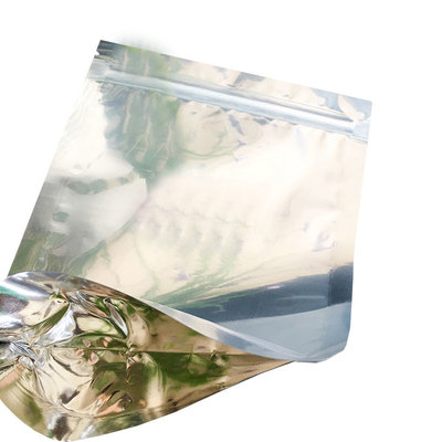 PET/VmPET/PE Plastic Bag With Zipper Transparent stand up pouch vacuum plastic bag supplier
