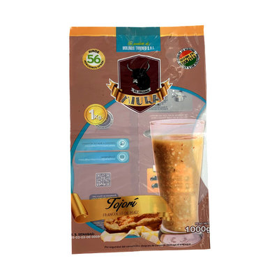 BOPP/PE 100mic printing plastic bag Matte film looks superior quality middle sealing packaging bag supplier